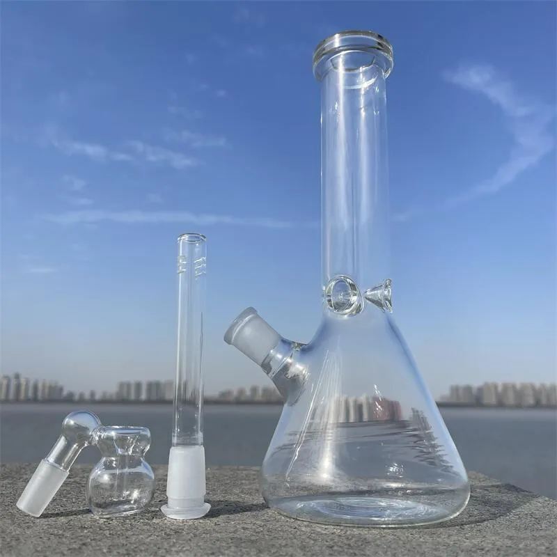 10 Inches Big Glass PIPES Bongs Hookahs Beaker Bong 9mm 7mm Thickness ...