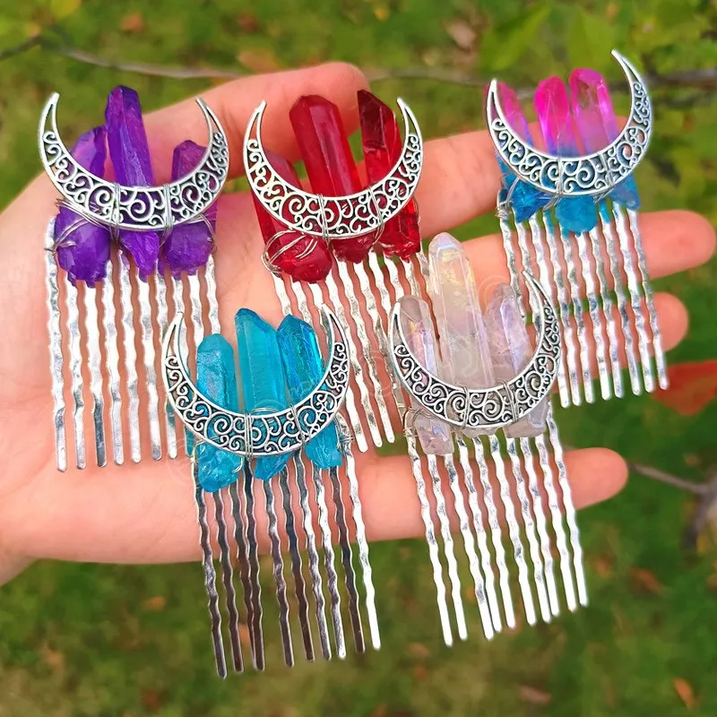 DHgate.com:Handmade Crystal Witch Crown Hair Accessories, Multicolored ...
