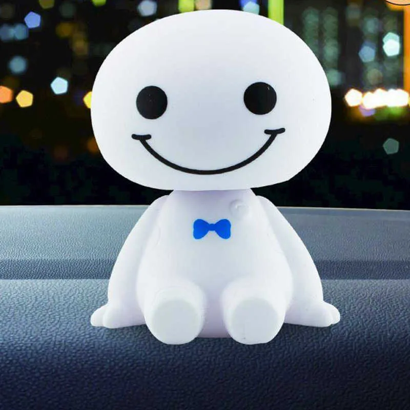 Interior Decorations Car Ornament Dashboard Ornaments Cute Shaking Head ...