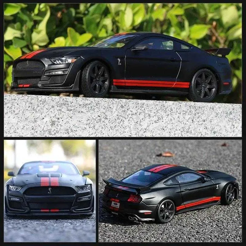 1/18 Scale Ford Mustang Shelby GT500 Diecast Model Car - Realistic ...