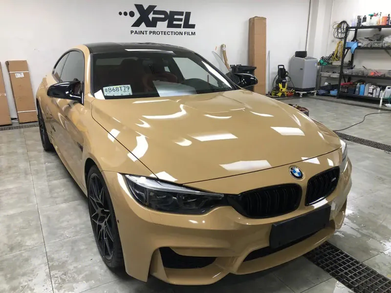 Desert Sand Vinyl Wrap Glossy Adhesive Decal Yellow Gloss Car Wrapping ...