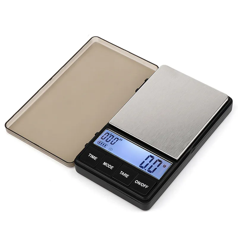 Precision Digital Gram Scale 1000g, Mini Electronic Scale 0.1g, Jewelry Scale With Timer, Pocket ...