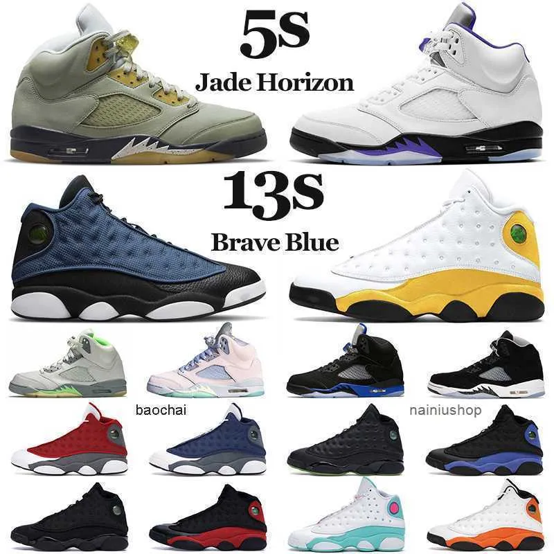Men's Top 5 Basketball Shoes 5 5s Sports Sneakers In Jade Horizon ...