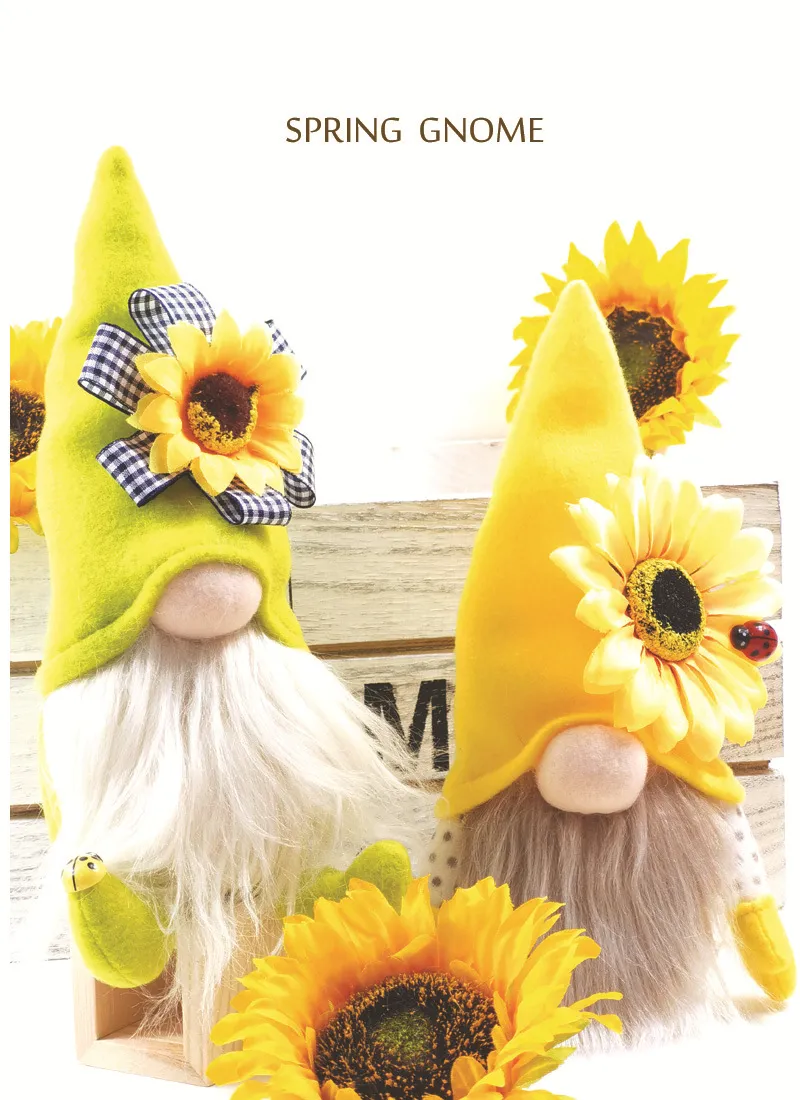 New Party Favor Big Sunflower Dwarf Goblin Faceless Baby For Easter ...