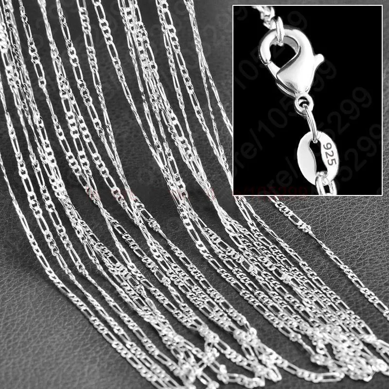 2mm Figaro 925 Sterling Silver Necklace Chains... From Aleen5, $8.08 ...
