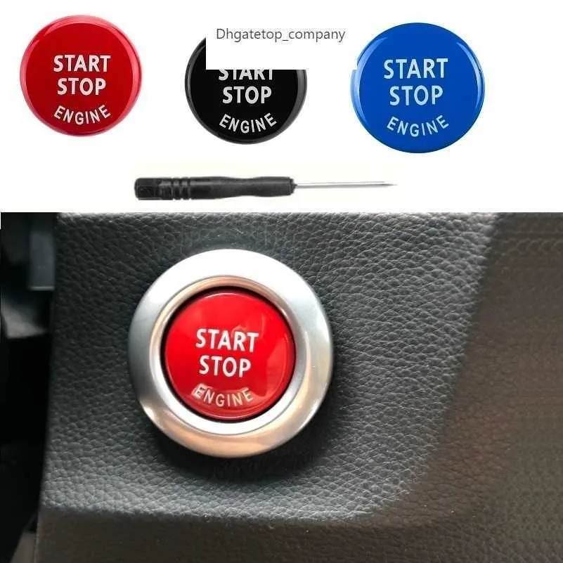BMW Car Engine Flush START Button Cover Replace Your Stop Button With ...