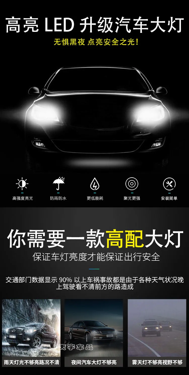 Vehicle Front Lighting Assembly Dynamic Turn Signal Projector Headlamps ...