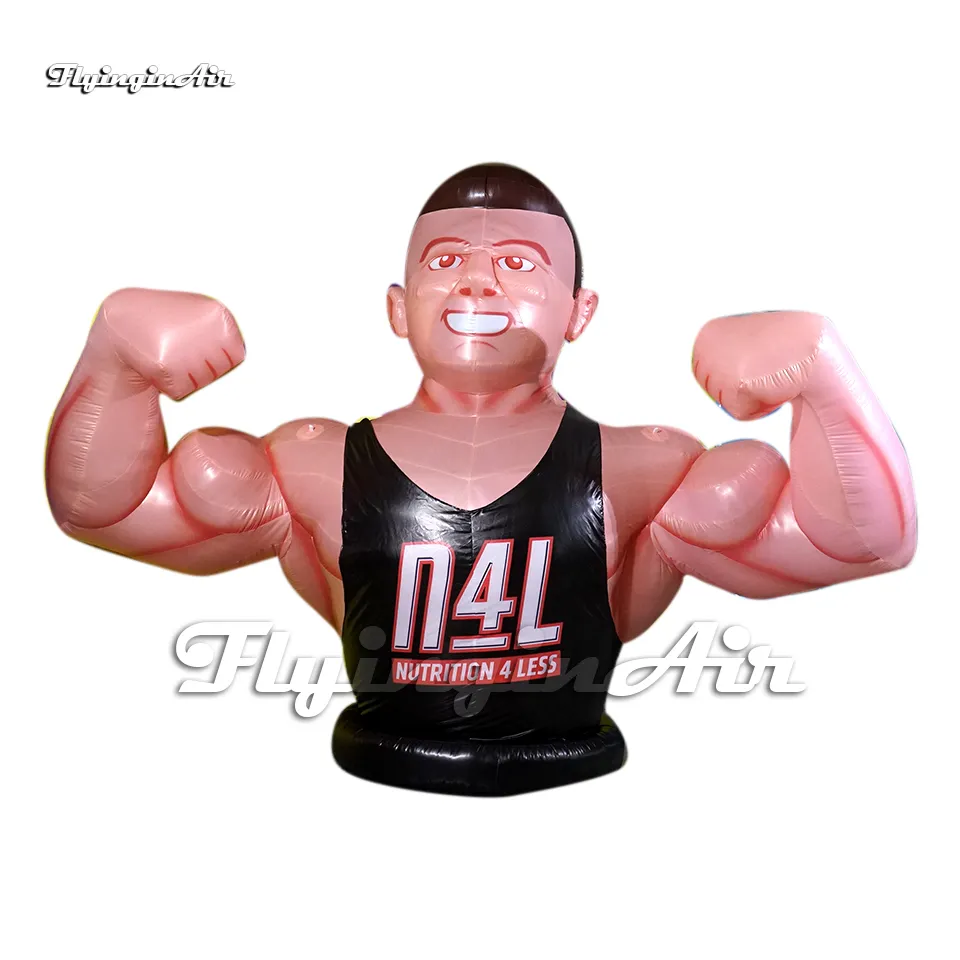 Wholesale Advertising Inflatable Muscular Man Strong Fitness Athlete ...