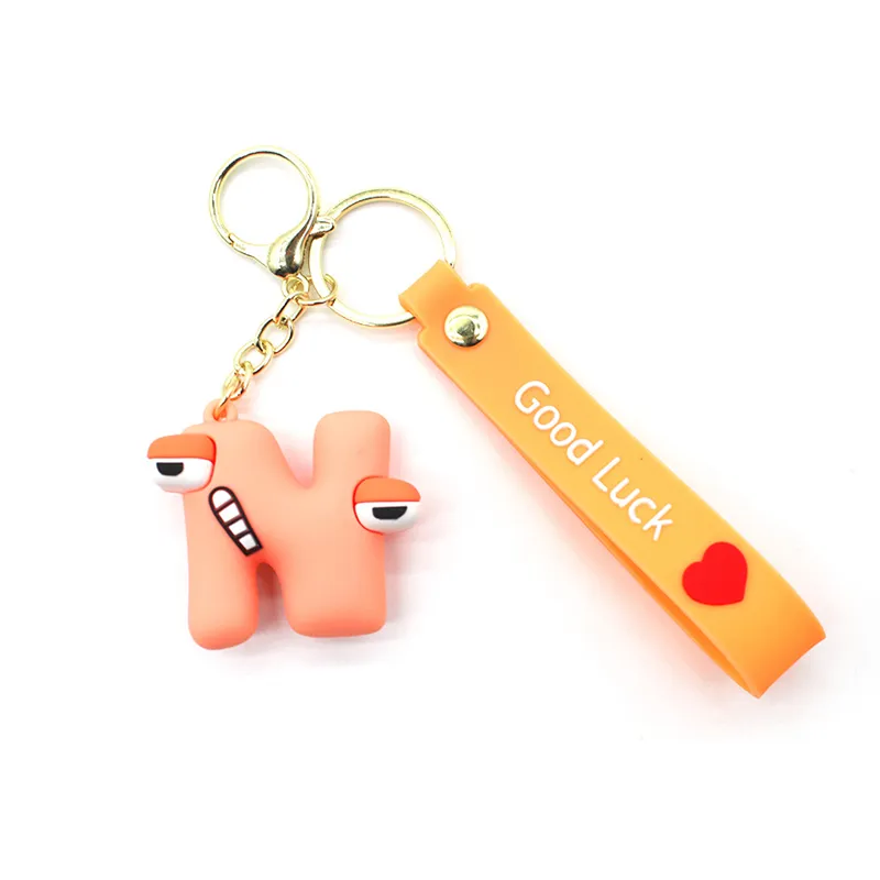 Alphabet Lore Anime Dinosaur Keychain Charms 11 Styles For Children's ...