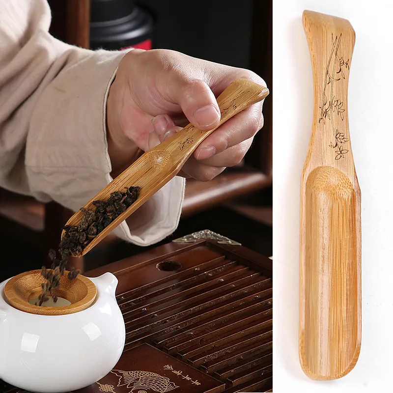 DHgate.com:Natural Bamboo Tea Scoops for Kitchen Seasoning and Teaware ...