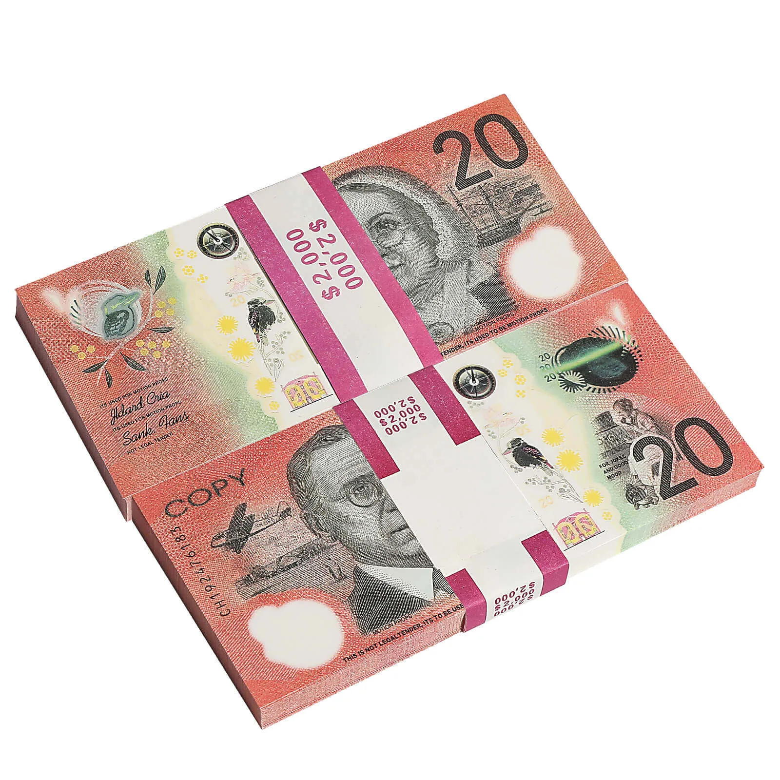 DHgate.com:Realistic Australian 20 50 100 AUD Paper Movie Prop Money ...