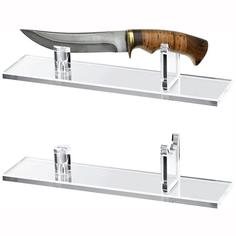 Acrylic Knife Display Stand Fixed Blade Knife Collection Display Stand ...