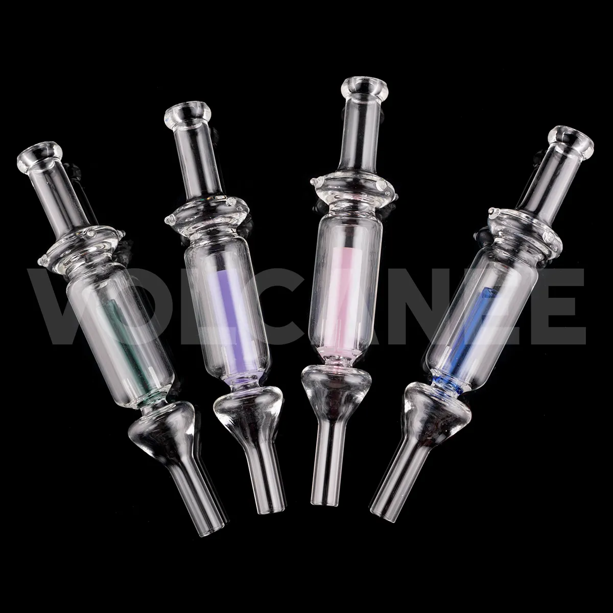 Colorful NC Kit With Nectar Collector Unbreakable Split Glass Straw Oil ...