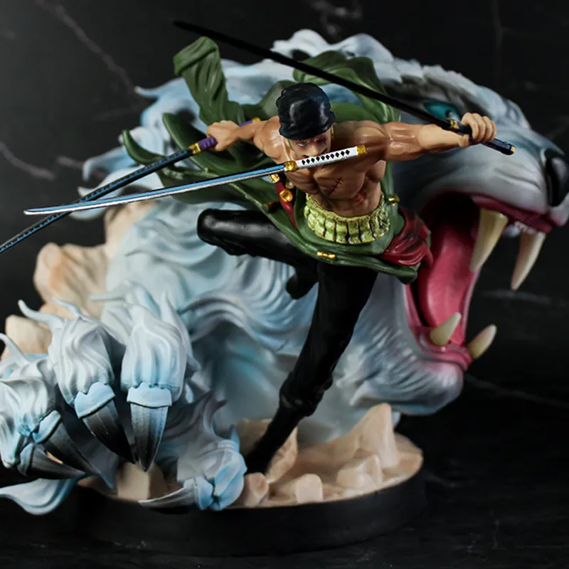 Anime One Piece Roronoa Zoro PVC Figure, 13/23cm Statue Extreme Tiger ...