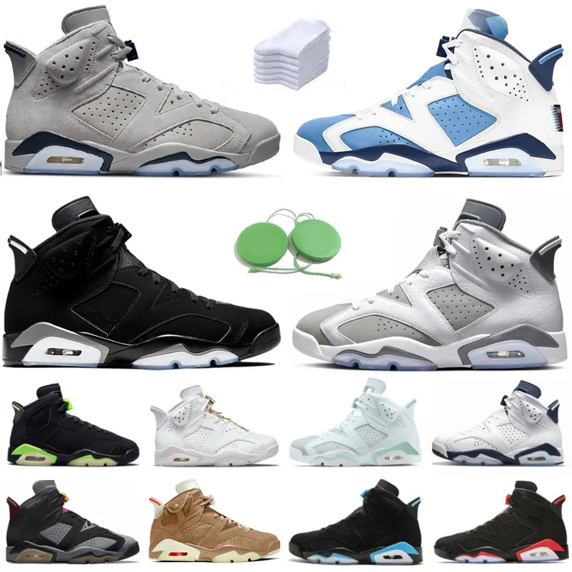 Jumpman 6 6s Men Basketball Shoes: Cool Grey, Toro Georgetown, UNC Blue ...