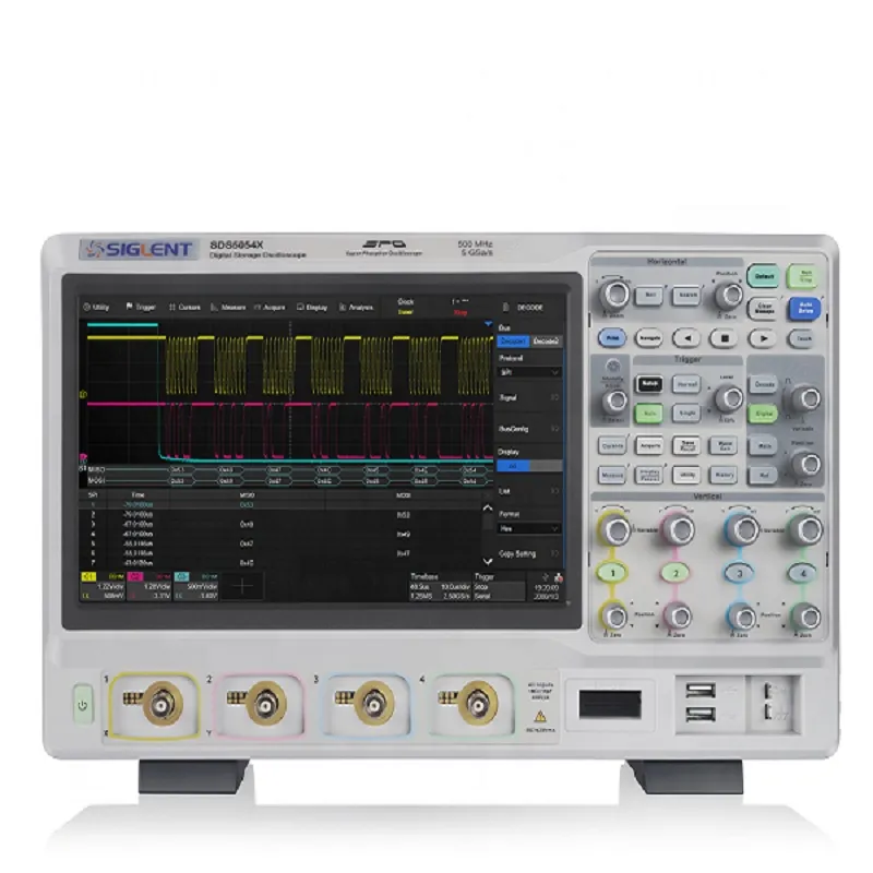 Siglent SDS5054X Oscilloscope: 500MHz, 4 Channel Digital Oscilloscope - Advanced Measurement ...