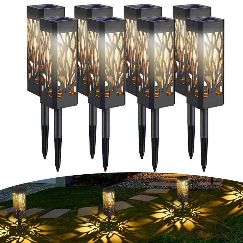 Solar Outdoor Pathway Lighting: Bigger Size Solar Garden Lights ...