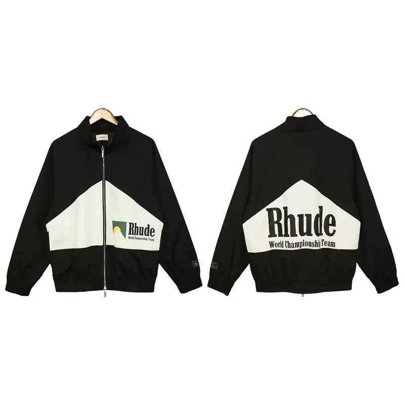 Rhude Mens Unisex Hoodrich Core Tracksuit Set Streetwear Rhude Mens Unisex Hoodrich Core Tracksuit Set Streetwear