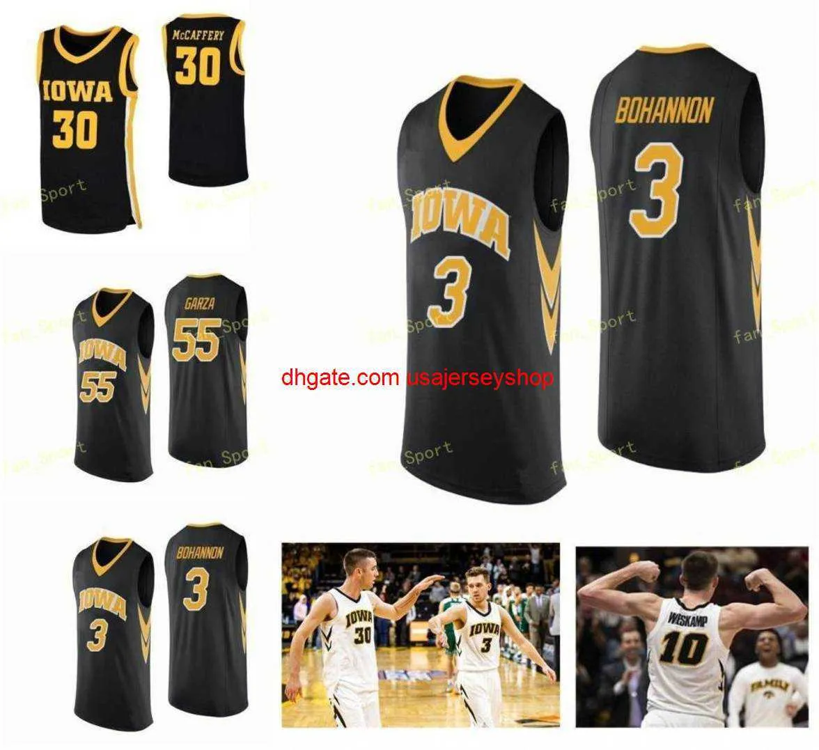 College Iowa Hawkeyes Basketball Jersey 25 Tyler Cook 1 Maishe Dailey 4 ...
