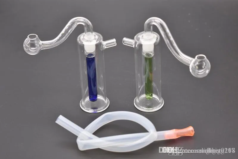 8cm Mini Glass Dab Rig Water Pipes Portable Oil Hookahs Inline Stereo ...