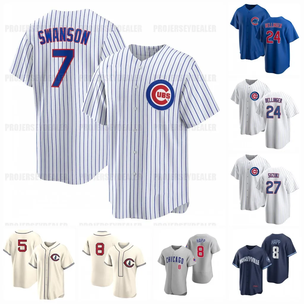 7 Dansby Swanson 24 Cody Bellinger Cubs Jersey Patrick Bilgelik Ian ...
