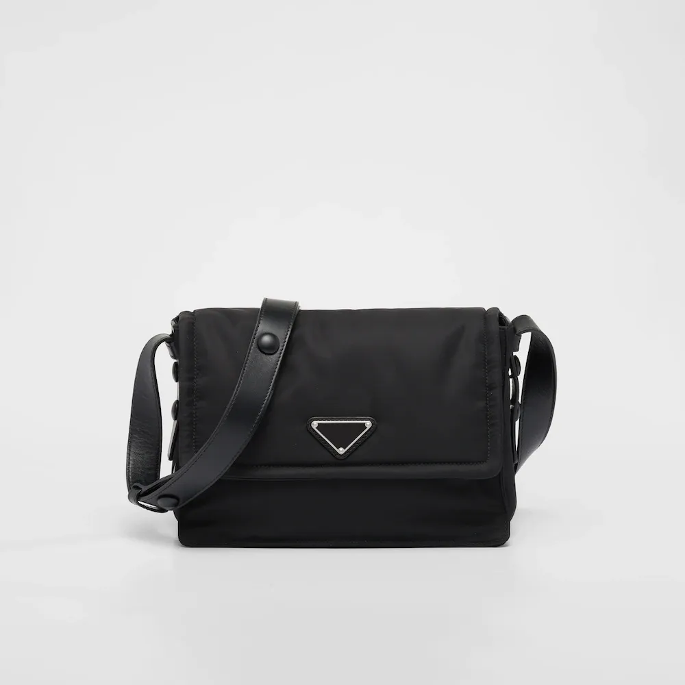 10A Designer Re Edition Triangle Large Square Nylon Crossbody Bags ...