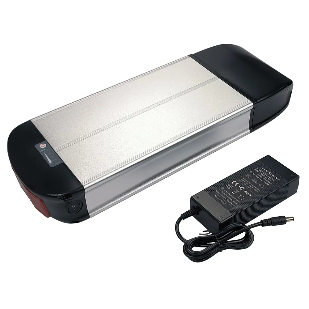 Batterie De Support Arrière De Vélo De Ville Électrique 36V 48V 10.4Ah 12.8Ah 14Ah 17.5Ah 250W ...