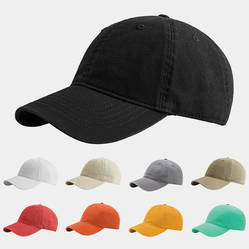 Classic Cotton Dad Hat - Low Profile Baseball Cap, Adjustable ...