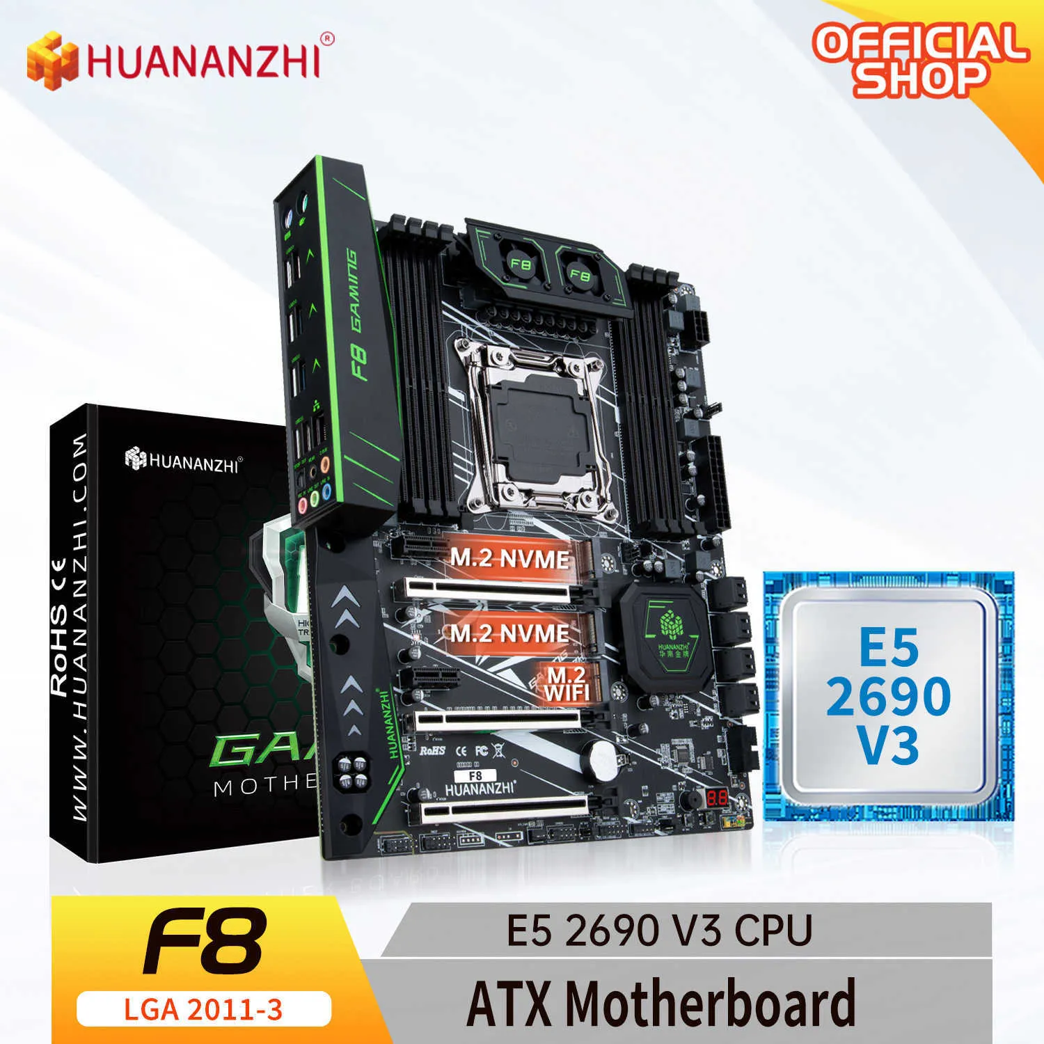 HUANANZHI F8 LGA 2011 3 Server Motherboard Intel... From Liuzedong7777 ...
