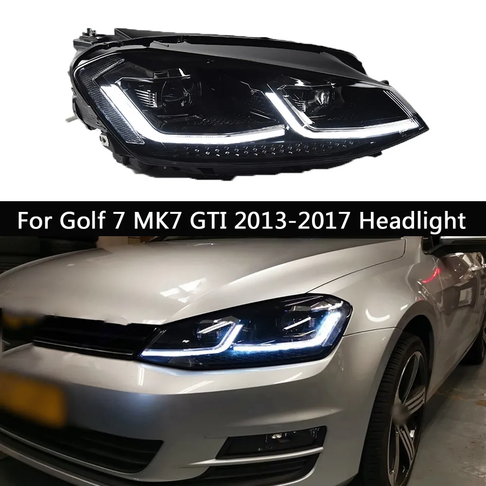 Golf 7 MK7 GTI LED Headlights - Dynamic DRL, Sequential Turn Signals ...