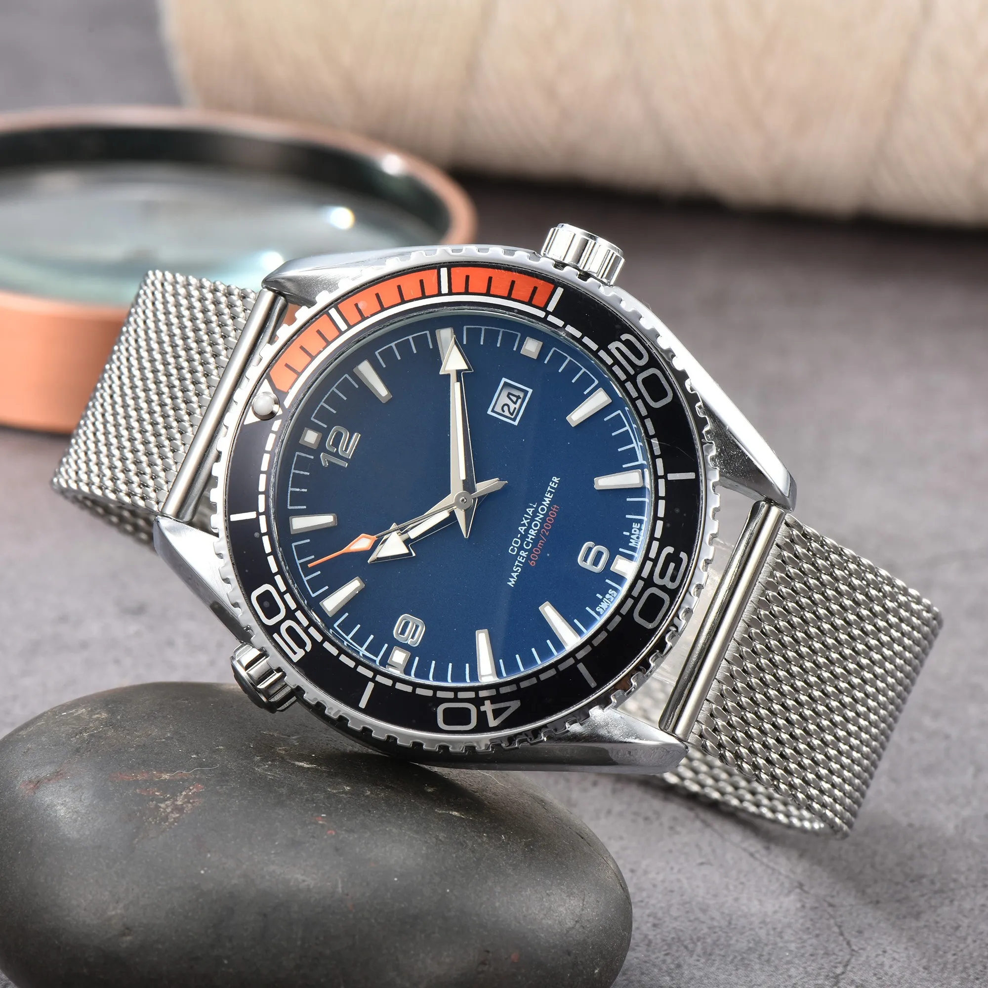 2022 New Luxury Mens Stainless Steel Speed Quartz Watch Price With Full ...