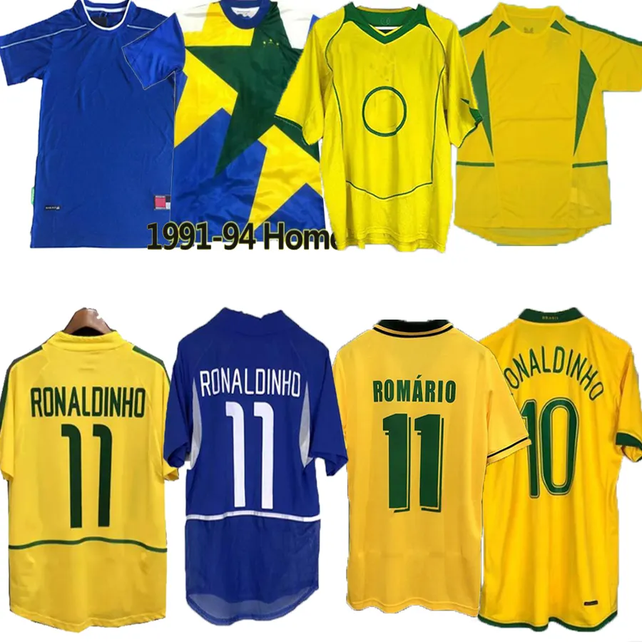 Retro Brazil Vintage Soccer T Shirts With RONALDINHO Fits 1957 2012 ...