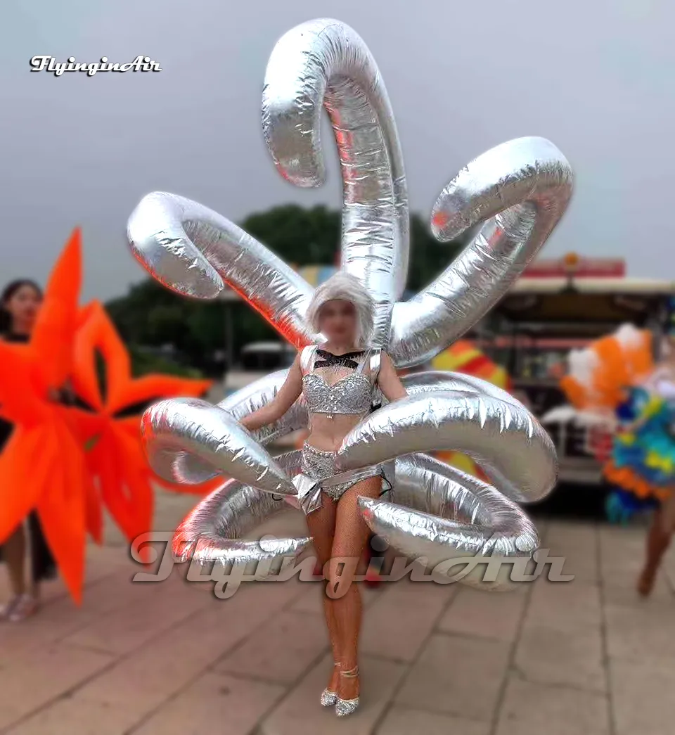 Wearable Inflatable Wing Costume Blow Up Tentacle Suit For Stage Shows ...