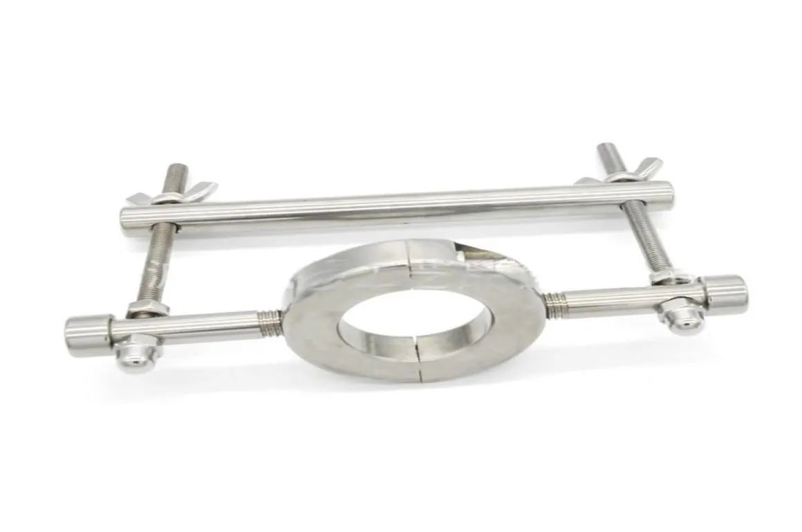 Male Scrotum Sm Clamp Device Ball Fixture Crusher Torture Ring Testicle