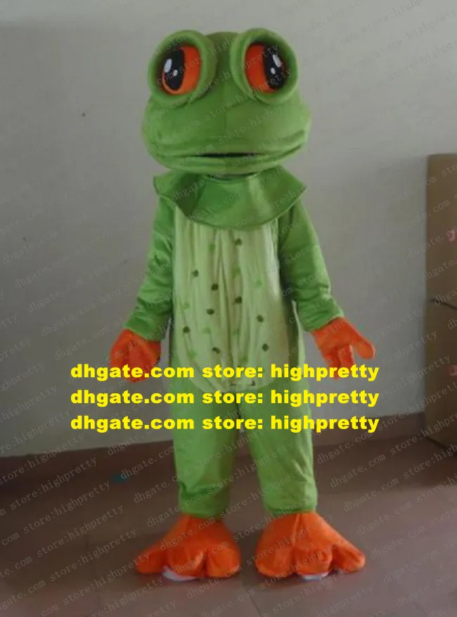 Blue Frog Toad Bufonid Bullfrog Mascot Costume Adult Cartoon Character ...