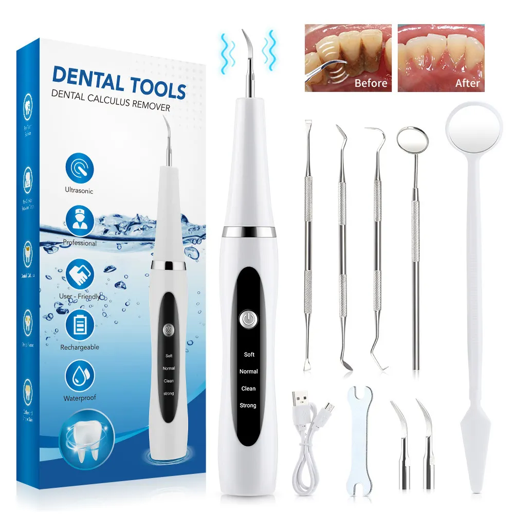 Portable Ultrasonic Dental Cleaner: Whiten Teeth & Remove Plaque ...
