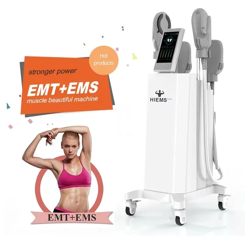 New Button Lifting Fat Dissolving Body Shaping 4 Handles Hi Emt Ems ...
