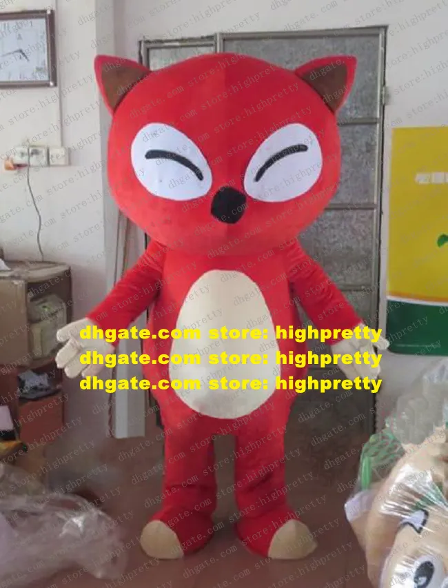 Tricky Red Fox Mascot Costume Cartoon Character Mascotte Adult Fancy ...