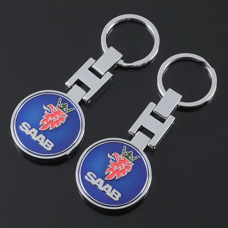 Premium Car Logo Keyrings: Metal Shield Style Keychain - Protection Key Ring & Fashionable Car ...