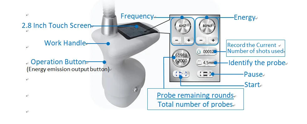 Dispositivo De SMAS De Ultra Hifu De Frío Congelado Vmax Portable Ice ...