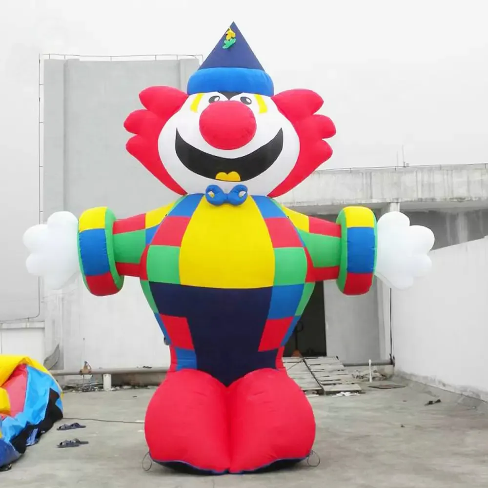 5m Tall Giant Inflatable Clown Big Balloon Cartoon For Party Decoration ...