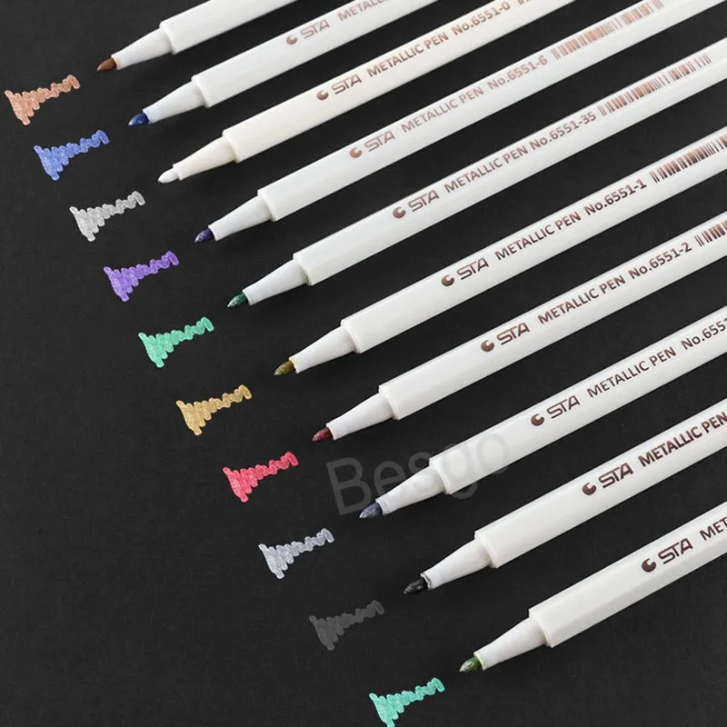Wholesale Candy Colors Plastic Marker Art Drawing Doodle Fine Arts Pen ...