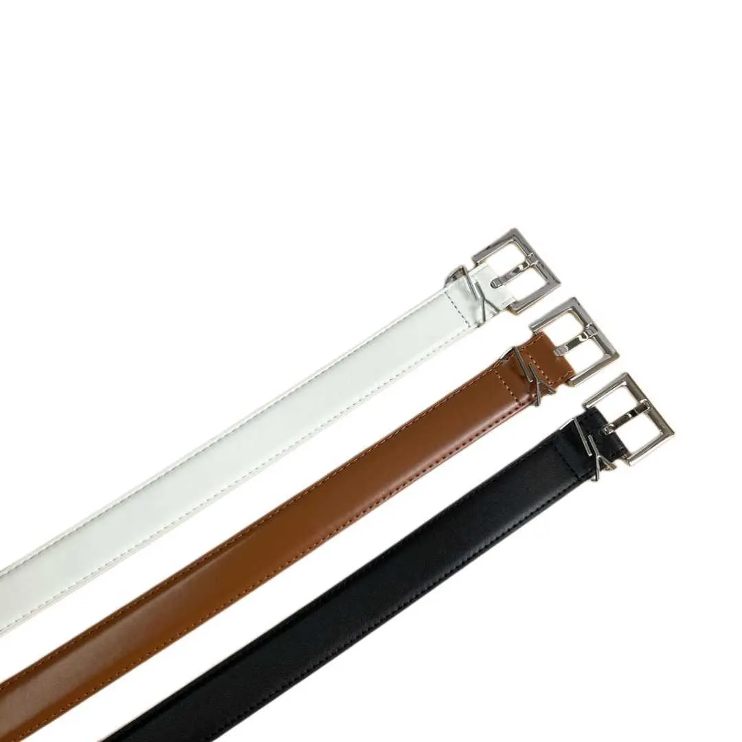 YS Designer Leather Belts For Women And Men Versatile 3.0cm Wide ...