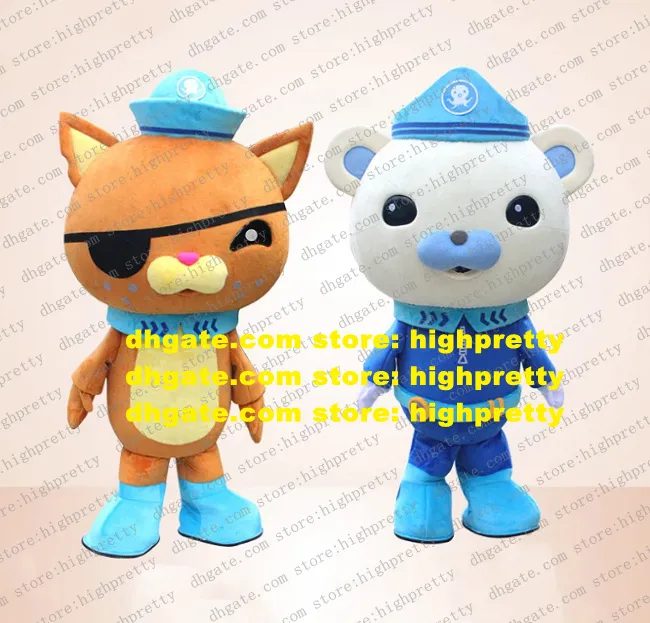 Mascot Costume The Octonauts Movie Captain Barnacles & Kwazii Polar ...