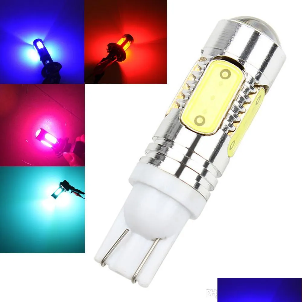 High Power 12 Volt Led Bulbs 10X Pink Ice Blue Red Amber Yellow White 5 ...