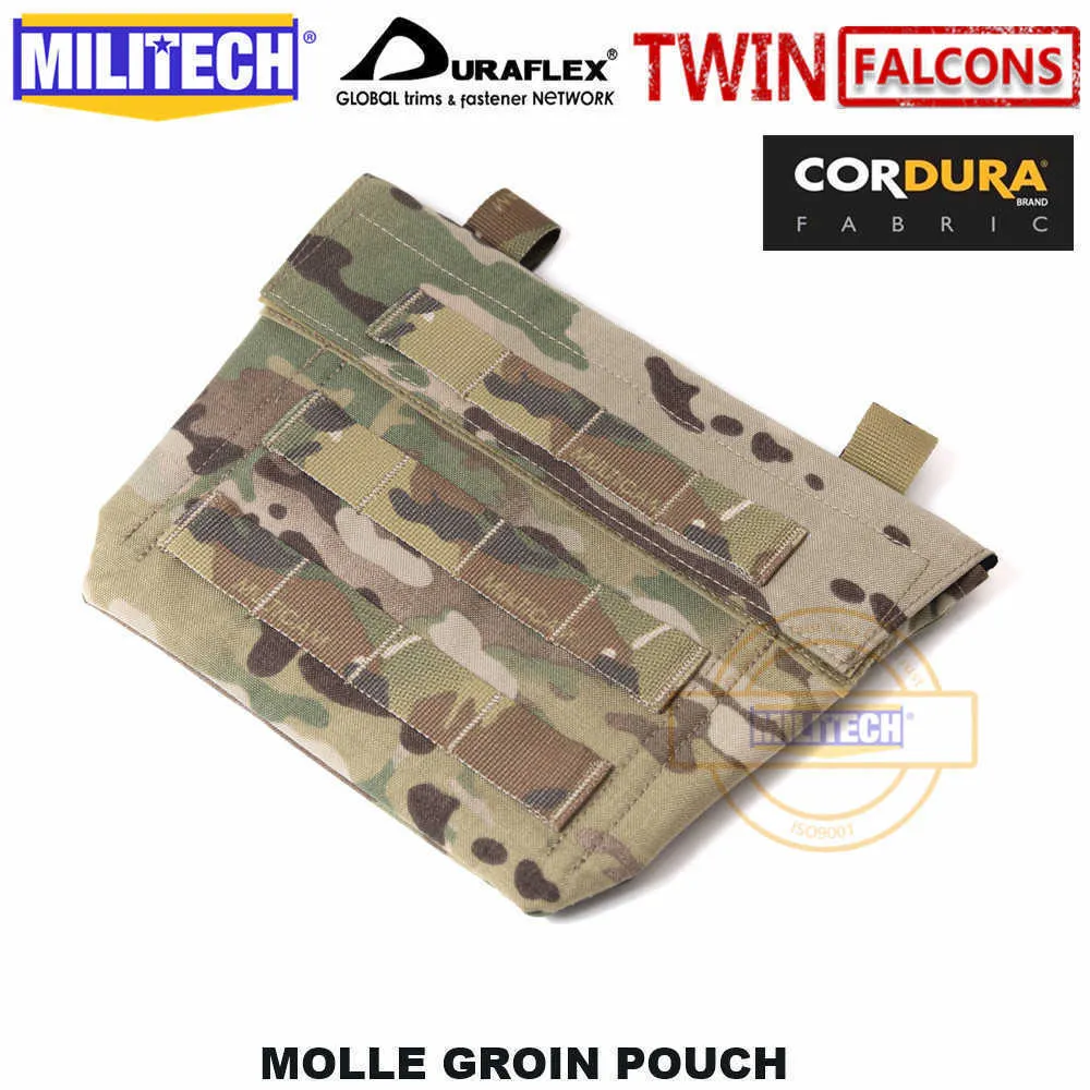 Tactical Groin Pouch - TWINFALCONS Molle Accessory Pouch, 500D Cordura ...