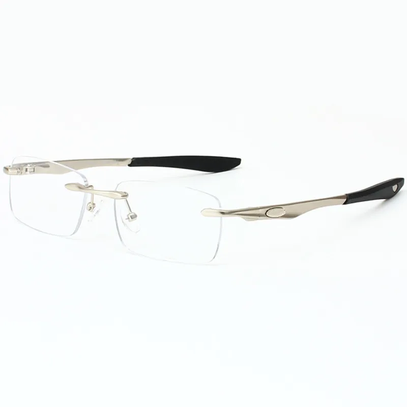 DHgate.com:Euro-Am Rimless Rectangular Eyewear: Flexible Temple Frame ...