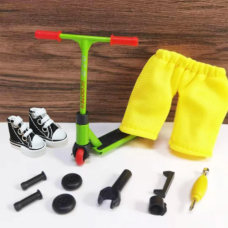 Finger Scooter Toy Set: Two Wheel Board, Mini Skate Parts ...