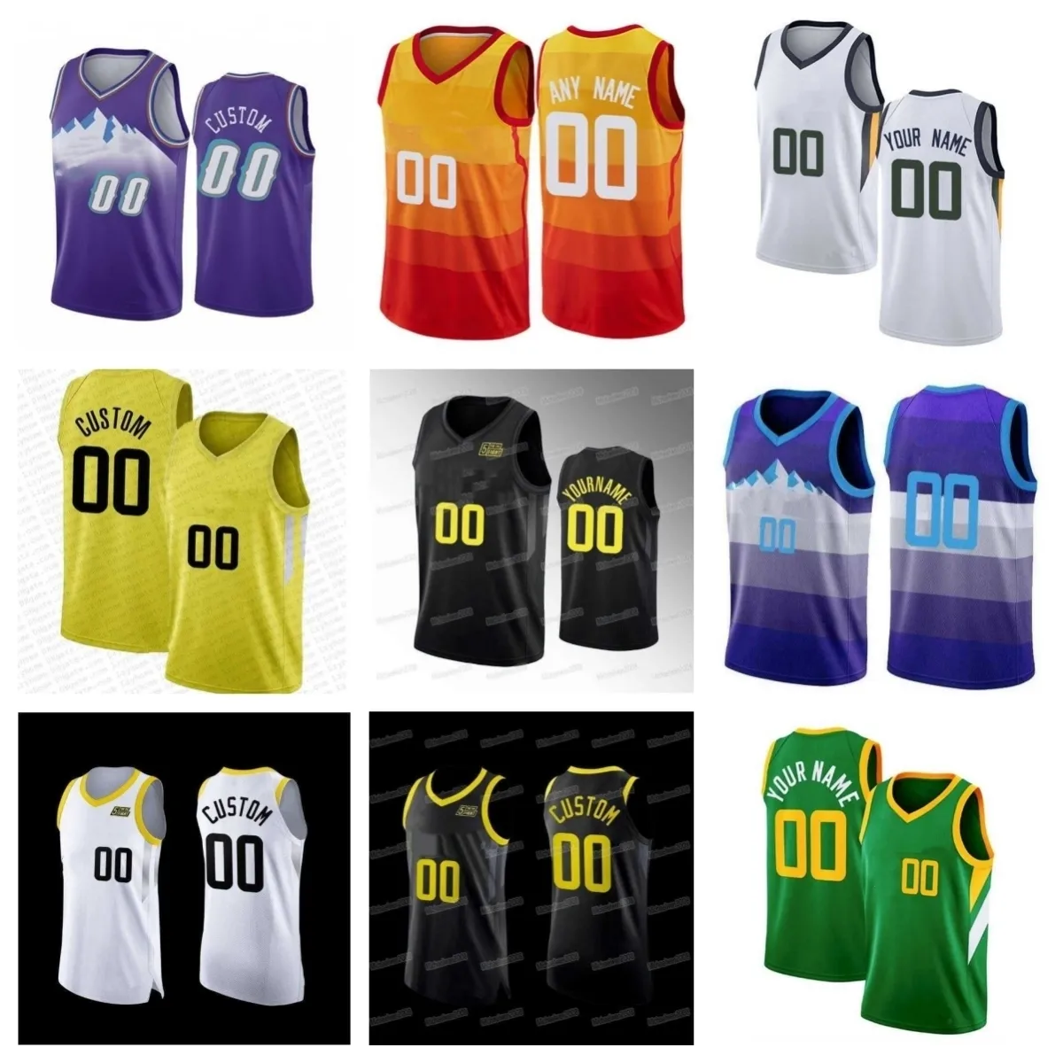 DHgate.com:Custom Basketball Jerseys - Walker Kessler, Bolmaro ...