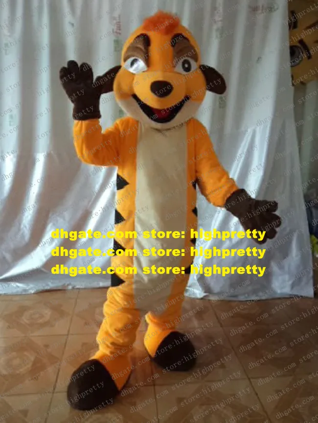 Happy Mascot Disfraz De Naranja Timón El León King Meerkat Suricate ...